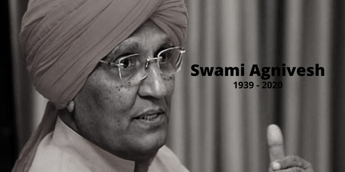 My Encounters with Swami Agnivesh - Centre for Study of Society and ...